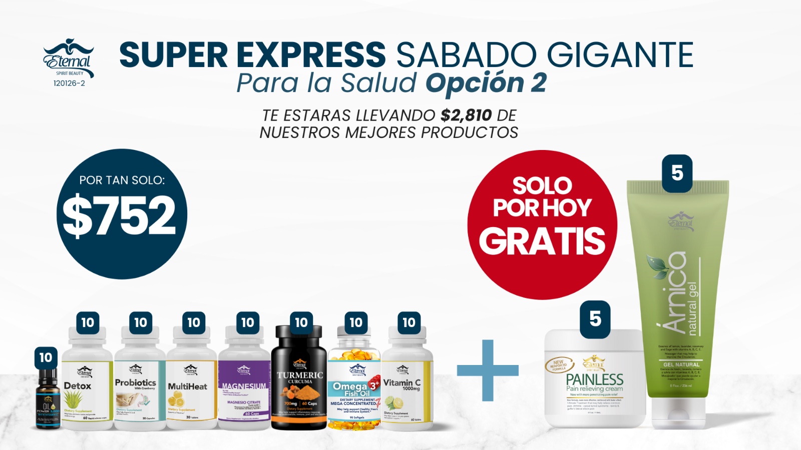 Tienda de Negocios Eternal. SUPER EXPRESS SABADO GIGANTE 120126-2: KIT ...